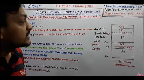 69 Variable Partitioning In Contiguous Memory Allocation In Operating