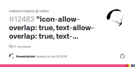 Icon Allow Overlap True Text Allow Overlap True Text Optional False Displays Icons When