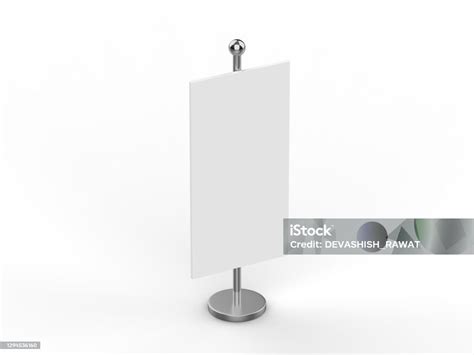 야외 광고 스탠드 배너 배너 모형 에 고립 된 흰색 배경 홍보 스탠드 모형 템플릿 디자인에 대 한 준비 3d 일러스트 0명에 대한 스톡 사진 및 기타 이미지 Istock
