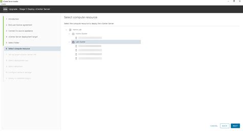 Upgrading To VMware VCenter Server