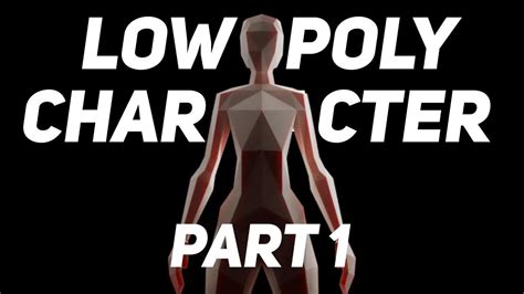 How To Make Low Poly Female Character In Blender 292