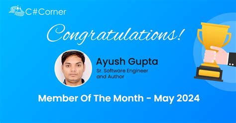 C Corner On Linkedin Ayush Guptas Articles