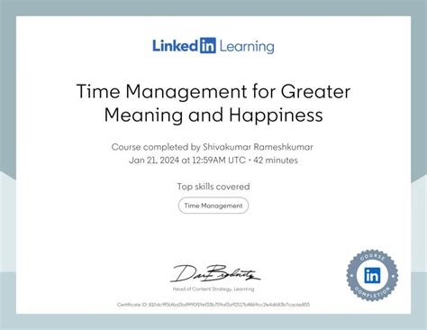 Shivakumar Rameshkumar On Linkedin Timemanagement