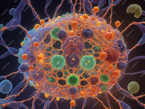 Premium Ai Image A Intricate Network Of Interconnected Cells