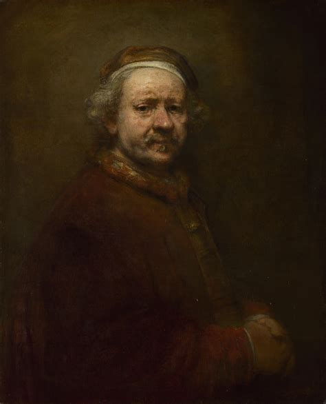 Self Portrait In At The Age Of 63 1669 By Rembrandt Artchive