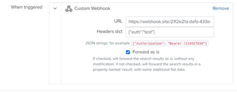 Splunk Custom Alert App Customalertwebhook
