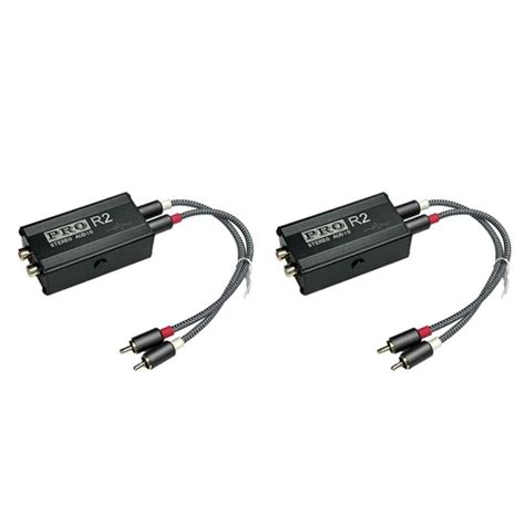 2x Ground Loop Audio Isolator Audio Noise Filter Rca Noise Suppressor Isolator Audio Signal