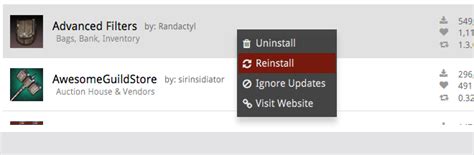Minion Premier AddOn Management