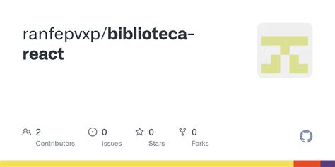 Github Ranfepvxpbiblioteca React