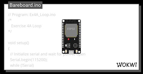 Ex A Loop Wokwi ESP STM Arduino Simulator