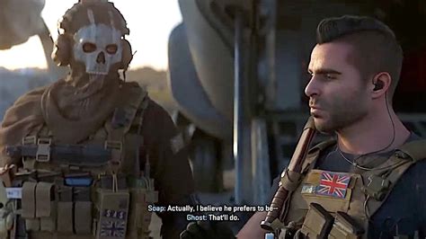 Ghost Keeps Roasting Soap Call Of Duty Modern Warfare Youtube