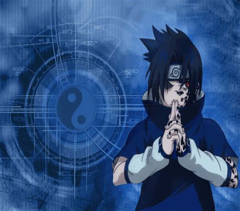 Download Sasuke Curse On Yin And Yang Wallpaper