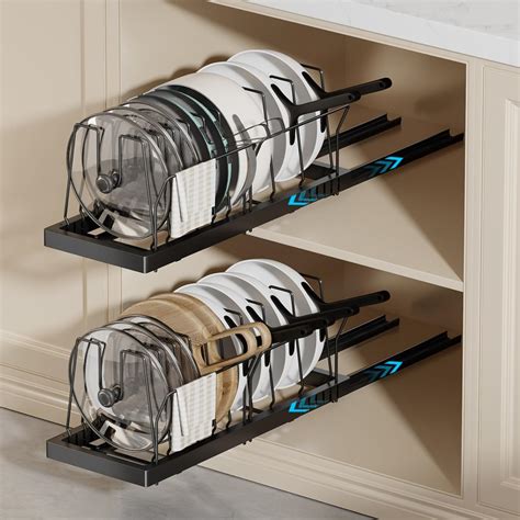 Magheo 2 Pack Pots And Pans Organizer Under Cabinet 22