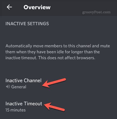 How To Make An AFK Channel In Discord