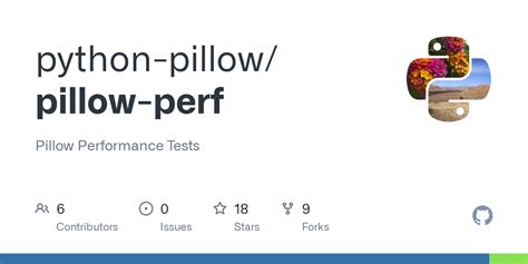 Github Python Pillowpillow Perf Pillow Performance Tests