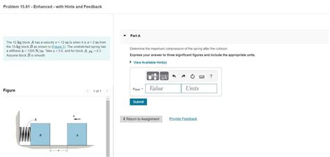 solved problem 15 61 enhanced with hints and feedback