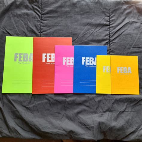 Feba Filler Notebook Small 7 Colors Shopee Philippines