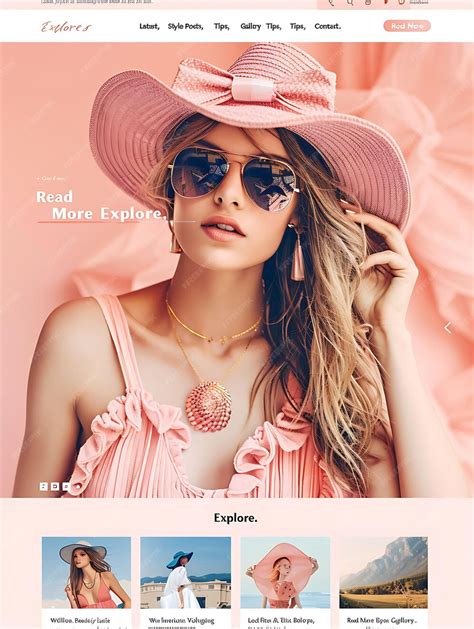 Magazine Style Layout With Rich Imagery Engaging Website Lay Autumn Theme Layout Idea Designs