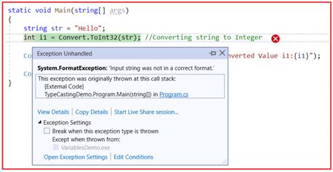 type casting in c with examples dot net tutorials