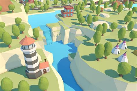 Low Poly Environment 3d Environments Unity Asset Store