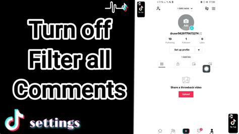 How To Turn Off Filter All Comments On Tiktok Youtube