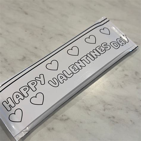 Canva Editable Color Your Own Candy Bar Wrapper Template Only Powerful Kreations