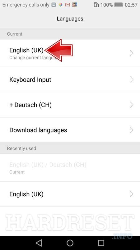 Change Keyboard Language Huawei Y Ii Cam L How To Hardreset Info