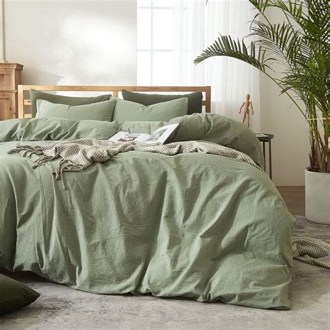 Sage Green And Brown Bedding