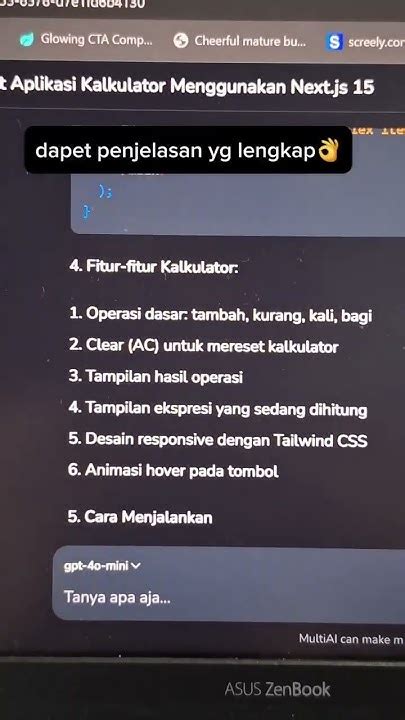 Nyuruh Ai Buat Ngoding Aplikasi Kalkulator Multiai Coding Ai