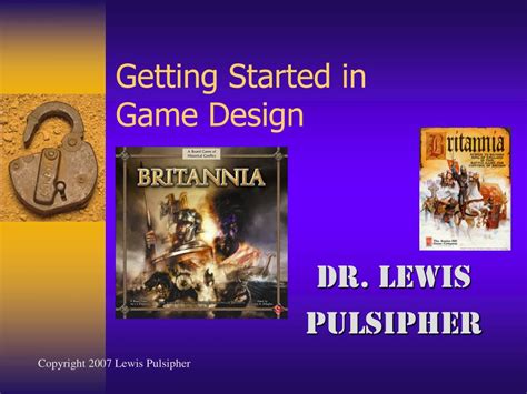 Ppt Getting Started In Game Design Powerpoint Presentation Free