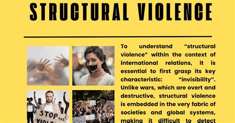 Structural Violence In International Relations