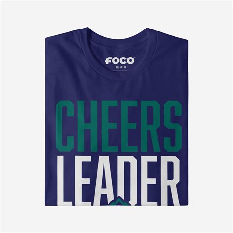 Unc Wilmington Seahawks Cheers Leader T Shirt Foco
