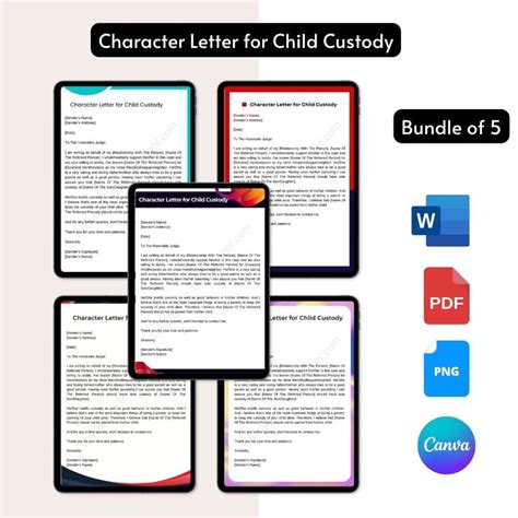 Inmate Character Letter Template Pdf And Word Download