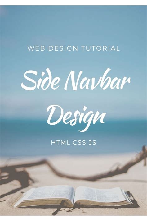 Create A Stylish Side Navigation Bar With Html Css And Javascript