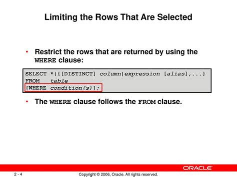 Restricting and Sorting Data - ppt download