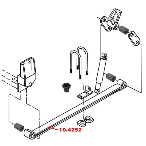 Front Leaf Spring 2 Leaves Fits Freightliner Mill Supply Inc
