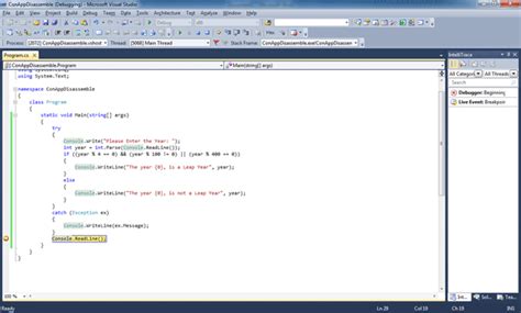 Disassemble Code In Visual Studio Instead Of Ildsam Disassembler