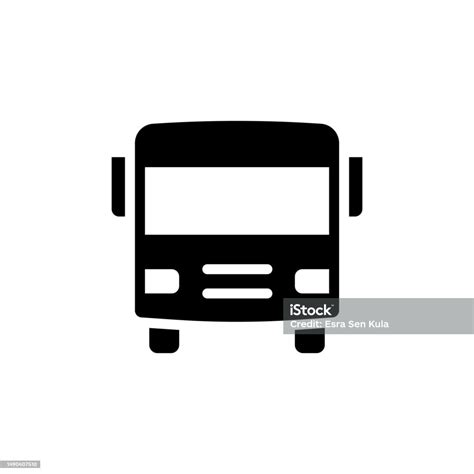 편집 가능한 스트로크가 있는 셔틀 버스 아이콘 디자인 웹 페이지 모바일 앱 Ui Ux 및 Gui 디자인에 적합합니다 상징에 대한 스톡 벡터 아트 및 기타 이미지 Istock