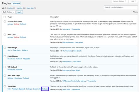 How To Downgrade Your WordPress Site Kinsta