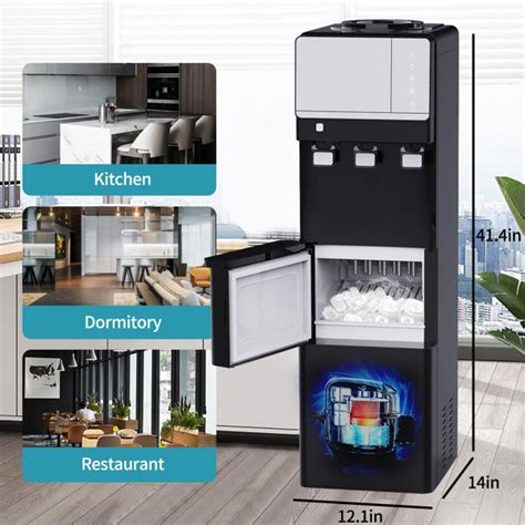 Soopyk Freestanding Top Loading Water Cooler With Ice Maker For 5