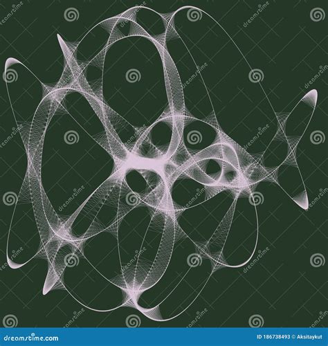 Abstract Curve Colorful Geometric Line Art Sketch Illustration Stock Illustration Illustration
