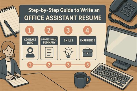 Step By Step Guide To Write An Office Assistant Resume