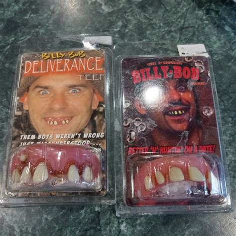 Billy Bobs Authentic Original Hillbilly Teeth With Fitting Material