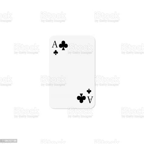 흰색 배경에 고립 된 그림자와 에이스 카드를 재생합니다 벡터 가능성에 대한 스톡 벡터 아트 및 기타 이미지 가능성 검은색 경기 스포츠 Istock