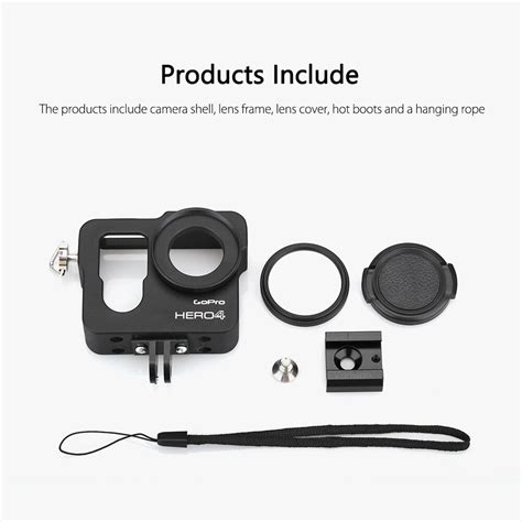 Vamson för gopro tillbehör aluminium metall skydda... – Grandado