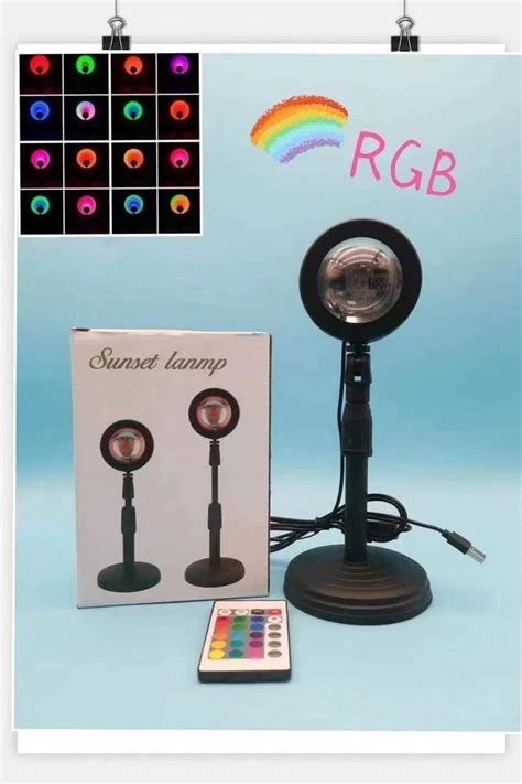 Led Plastic Sunset Lamp With Remote At Rs 125piece In New Delhi Id