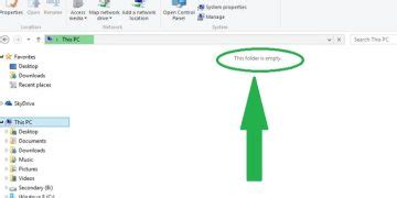 Lỗi This folder is empty là lỗi gì Cách khắc phục thế nào