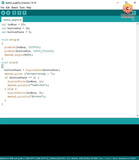 สอนใช้งาน Esp32 โมดูลแจ้งเตือนพร้อมไฟสัญญาณ Led Sound And Light Alarm Module ขาย Arduino