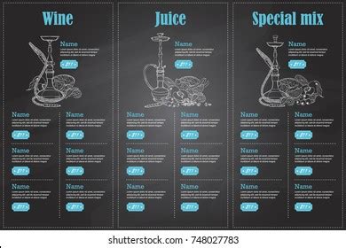 Vector Color Menu Design Stock Vector Royalty Free Shutterstock