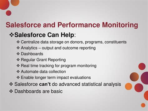 Ppt Using Salesforce For Performance Monitoring And Program Evaluation Powerpoint Presentation